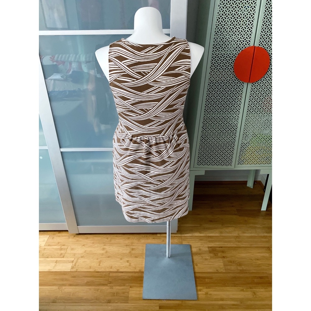 Boden Ellie Printed Ponte Dress In Brown - Gem